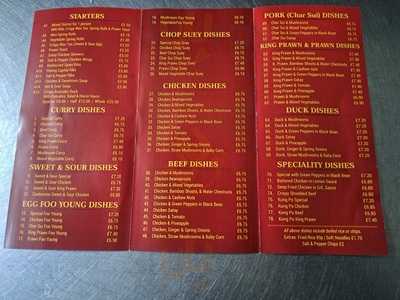 Wing Yip House, Stainland - 4 South Parade | Menu and Prices