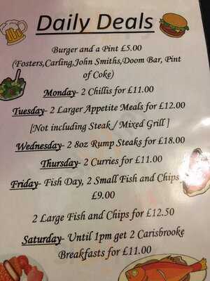 Carisbrooke Arms, Gosport - 75 Carisbrooke Road | Menu and Prices