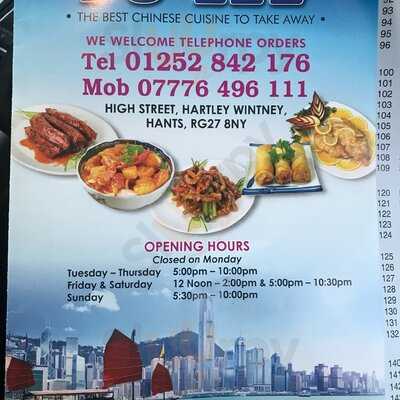 Po Lee, Hartley Wintney - High Street | Menu and Prices