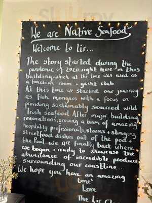 Lir: Native Seafood, Coleraine - The Coleraine Marina - Menu and Prices